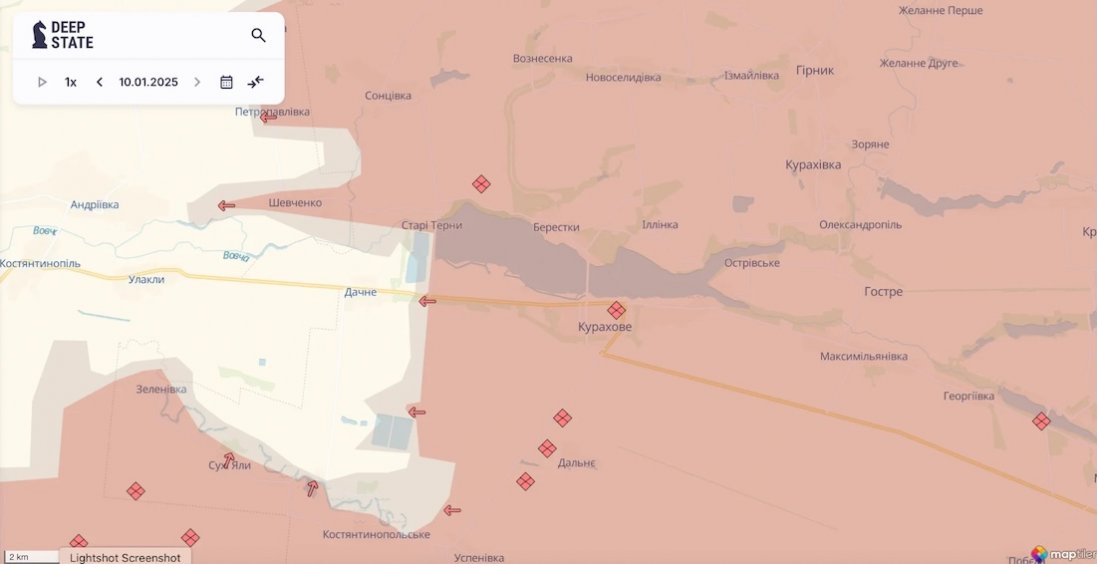 росія повністю окупувала Курахове - DeepState